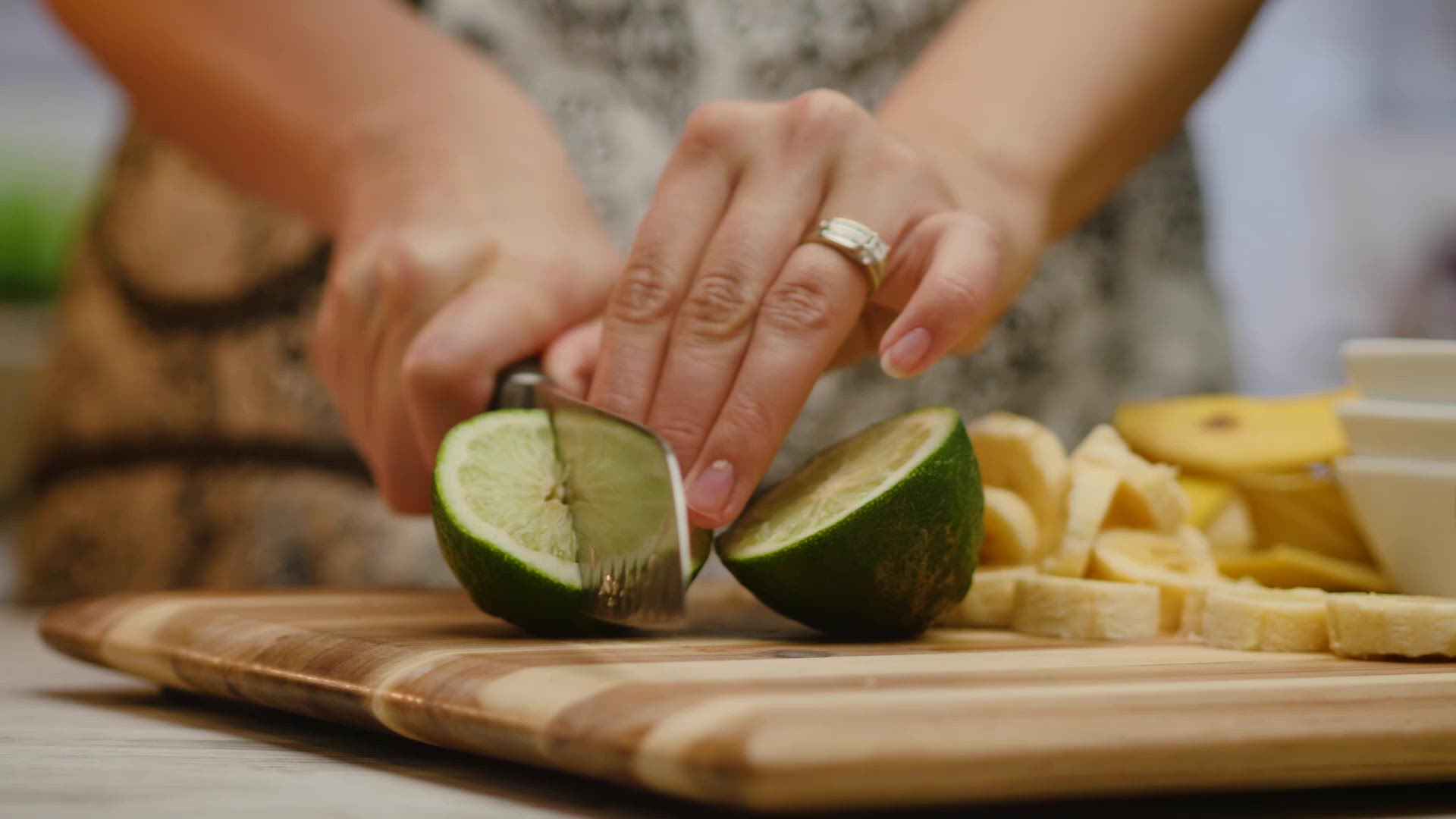 Cutting Up Food in Kitchen – FILMPAC