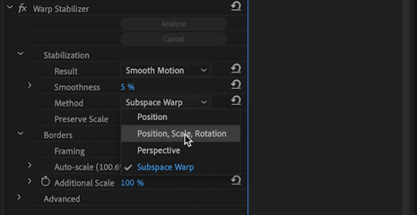 Understanding Warp Stabilizer In Premiere Pro – FILMPAC